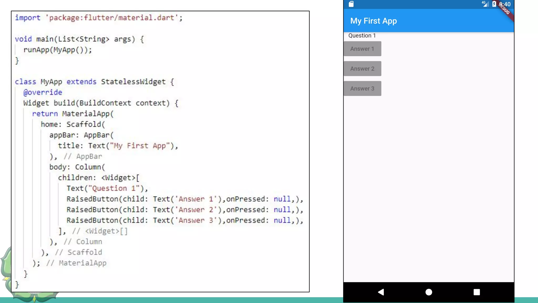 Pemrograman Mobile Unit 2 : Dasar-dasar Flutter | PDF