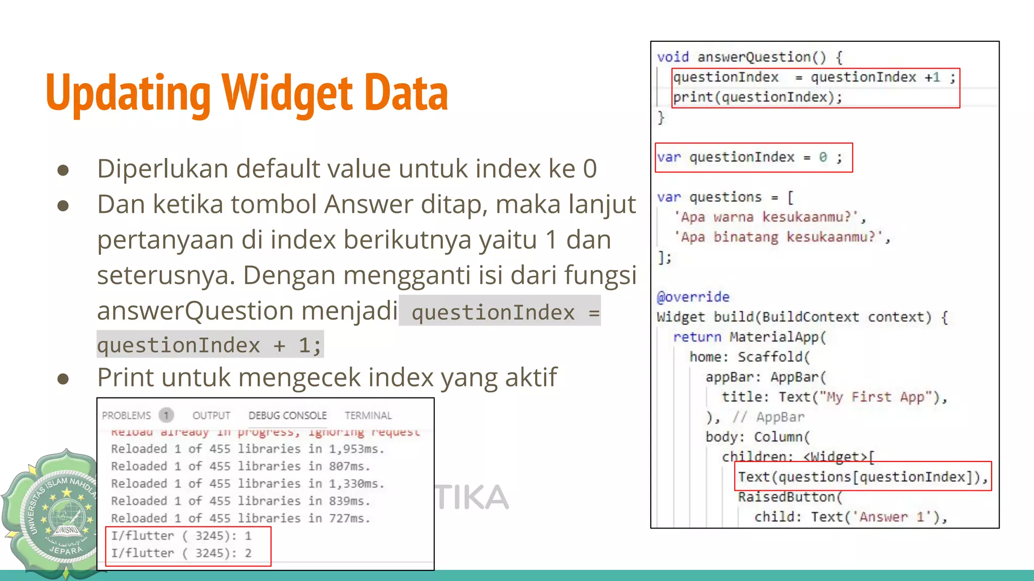 Pemrograman Mobile Unit 2 : Dasar-dasar Flutter | PDF