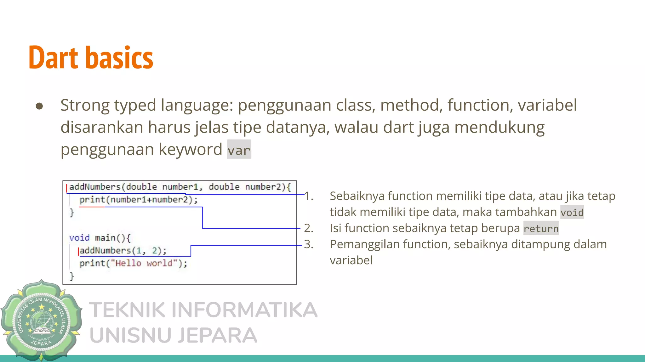 Pemrograman Mobile Unit 2 : Dasar-dasar Flutter | PDF