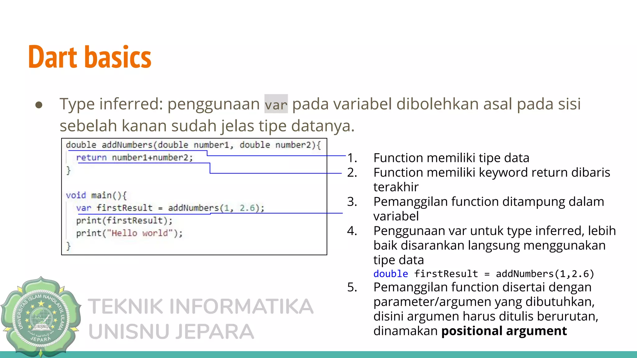 Pemrograman Mobile Unit 2 : Dasar-dasar Flutter | PDF