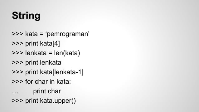 Pemrograman Python untuk Pemula | PDF
