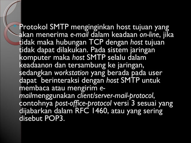 Pemrograman Socket SMTP | PPT