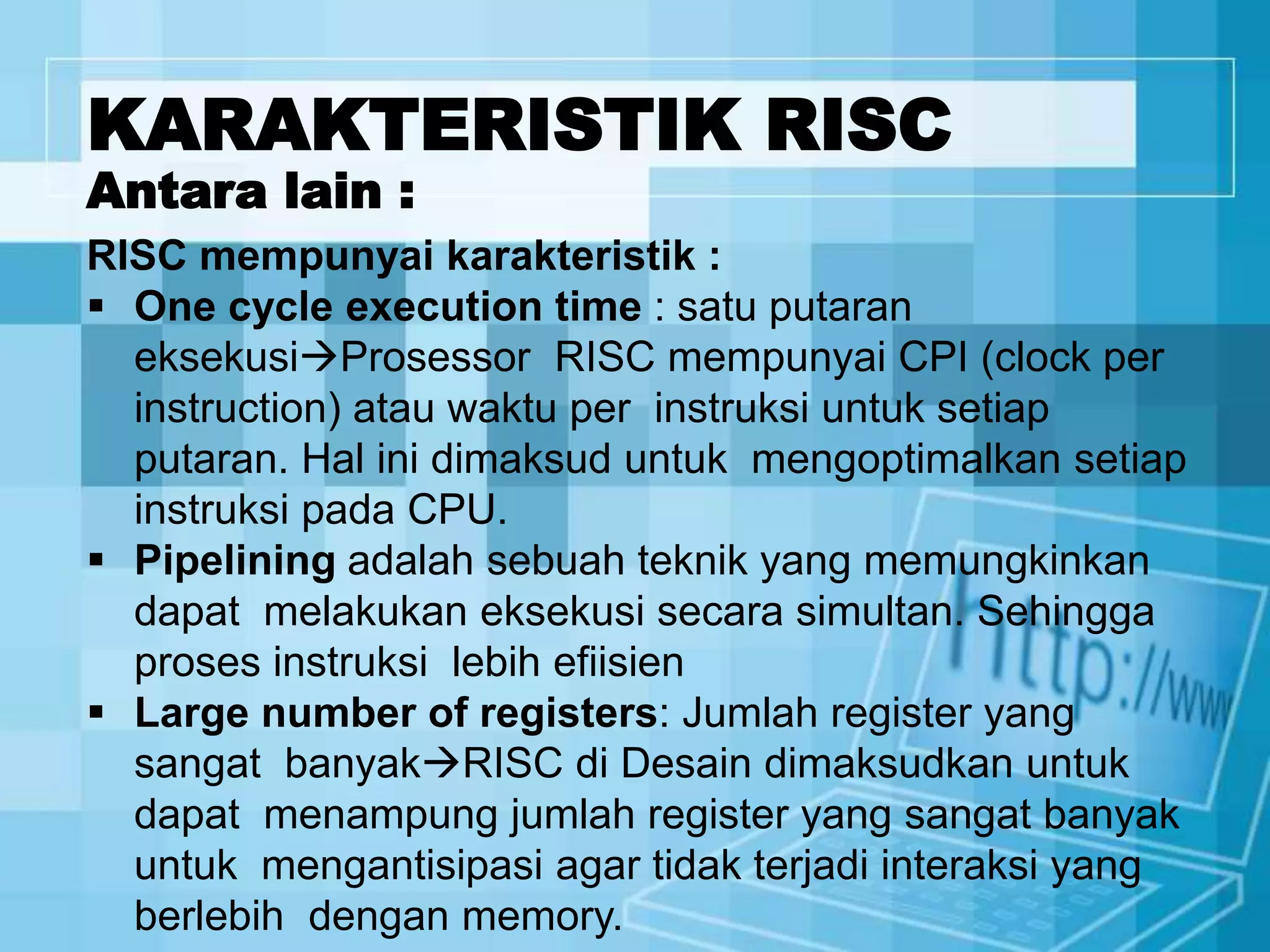 Pemrograman tingkat rendah pertemuan ke-3 - arsitektur komputer-mikroprosesor-bahasa pemrograman ...