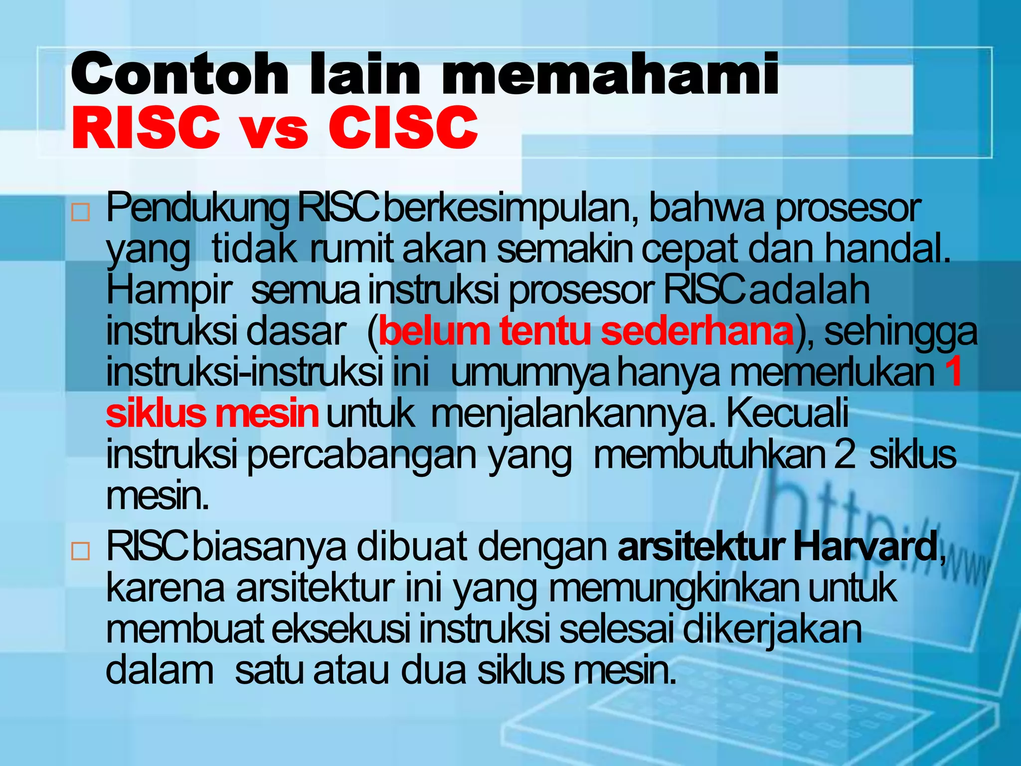 Pemrograman tingkat rendah pertemuan ke-3 - arsitektur komputer ...