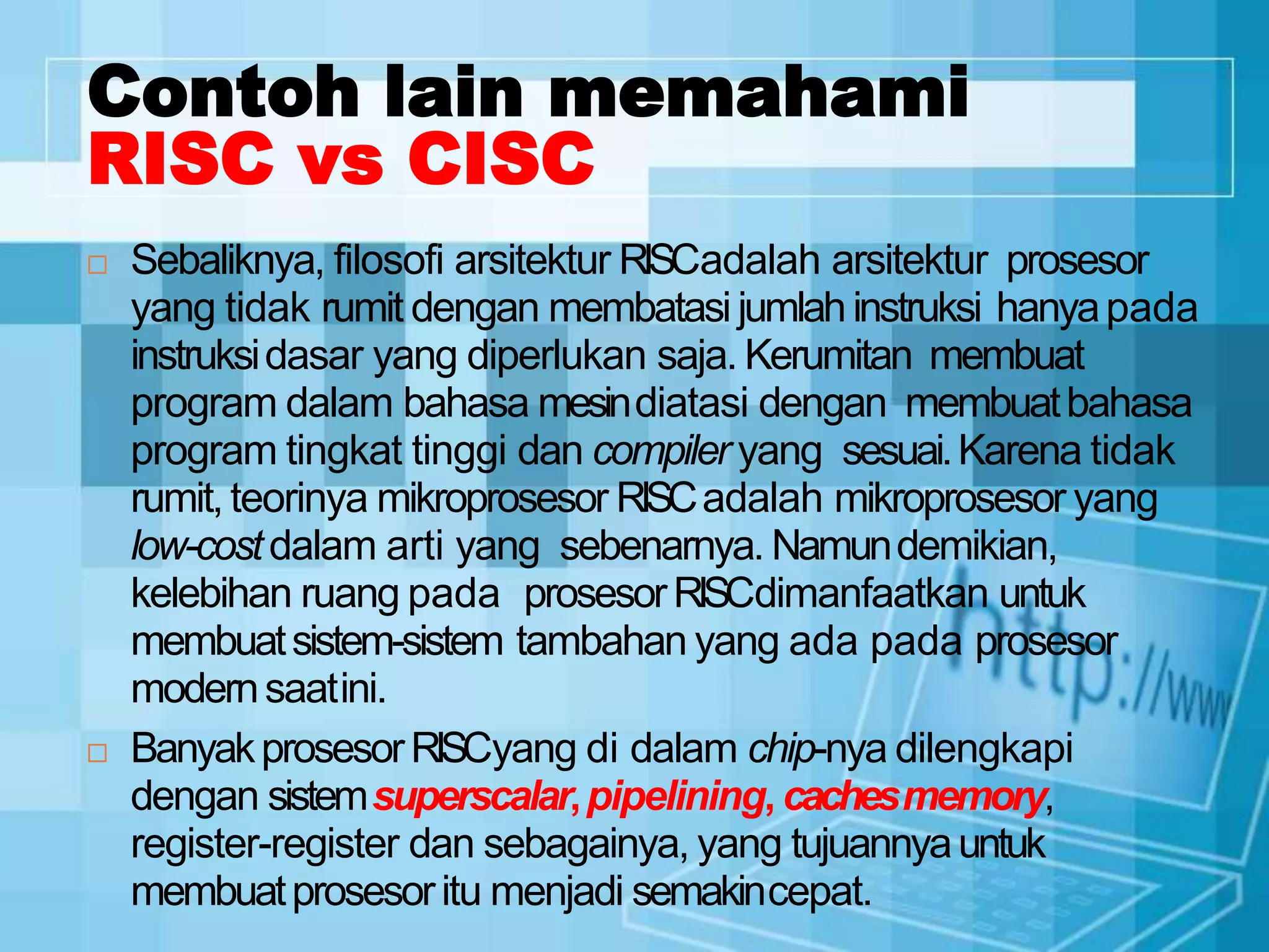 Pemrograman tingkat rendah pertemuan ke-3 - arsitektur komputer ...