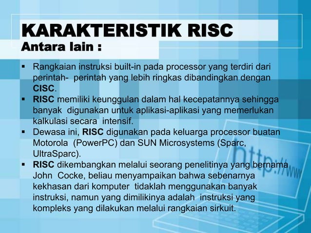 Pemrograman tingkat rendah pertemuan ke-3 - arsitektur komputer-mikroprosesor-bahasa pemrograman ...