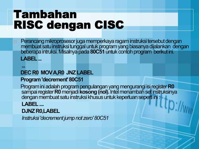 Pemrograman tingkat rendah pertemuan ke-3 - arsitektur komputer ...