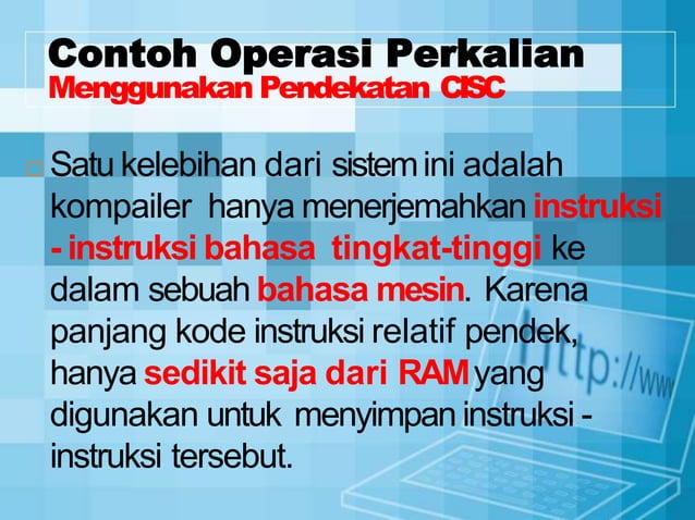 Pemrograman tingkat rendah pertemuan ke-3 - arsitektur komputer ...