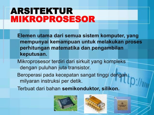 Pemrograman tingkat rendah pertemuan ke-3 - arsitektur komputer-mikroprosesor-bahasa pemrograman ...