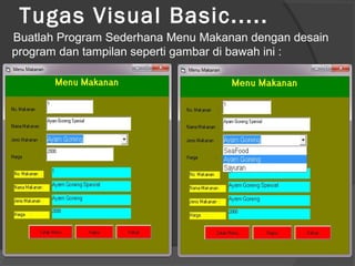 Praktikum Pemrograman visual desktop | PPT