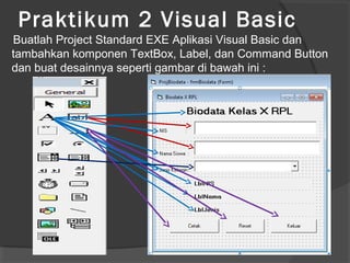 Praktikum Pemrograman visual desktop | PPT