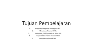 Pemrograman Web-Menerapkan perintah HTML.pptx