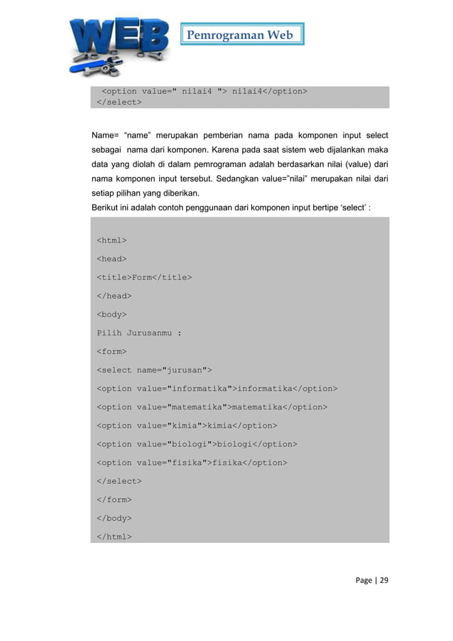 Pemrograman web 2 | PDF