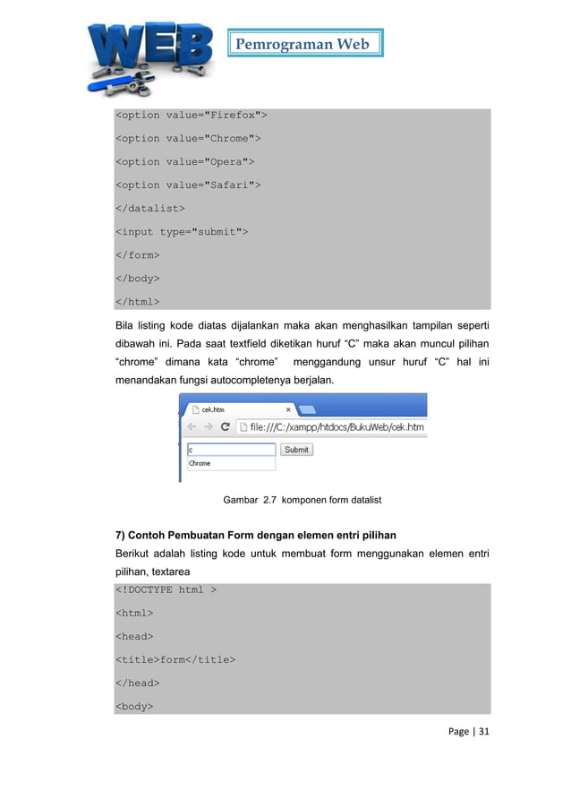 Pemrograman web 2 | PDF