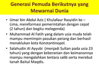 Pemuda islam dan kebangkitan umat by ust. wijaya | PPSX