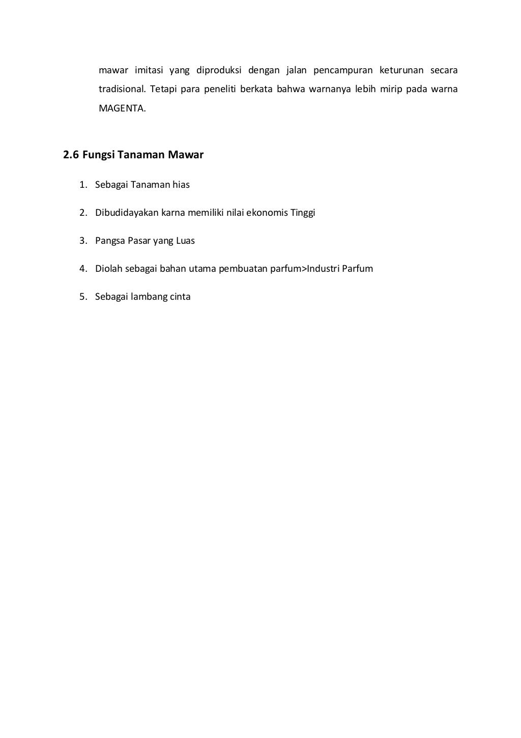 X PEMASARAN: pemuliaan bunga mawar