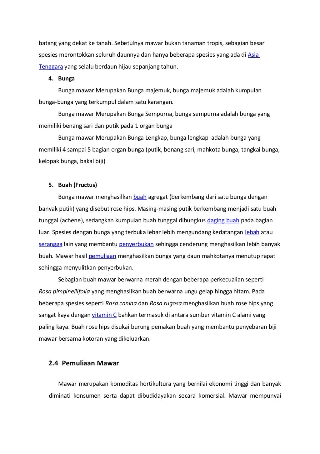 X PEMASARAN: pemuliaan bunga mawar