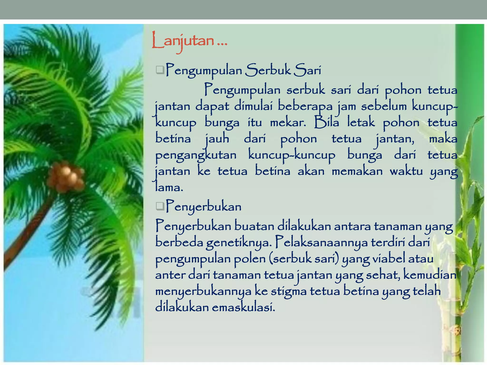 Pemuliaan tanaman biologi bunga &teknik persilangan buatan pada tanaman ...