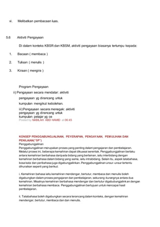 Pemulihan dan pengayaan | DOCX