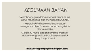Pemulihan membaca dan menulis dalam mata pelajaran pendidikan seni ...
