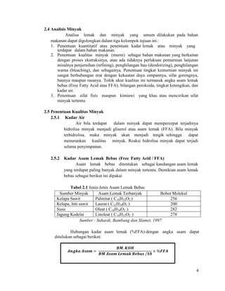 absorspi minyak jelantah dengan serat ampas tebu | PDF