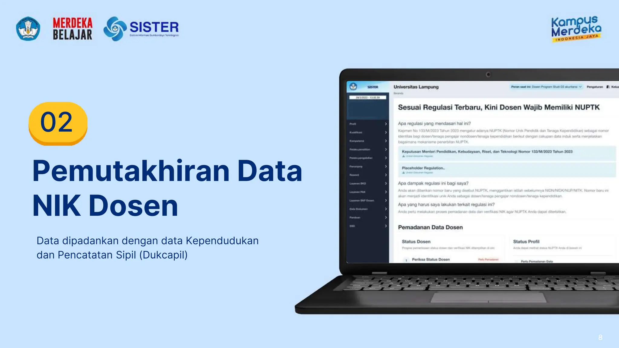 Pemutakhiran Data dosen pada sister.pptx