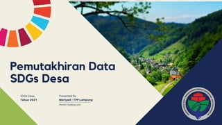 Pemutakhiran Data SDGs Desa .pdf