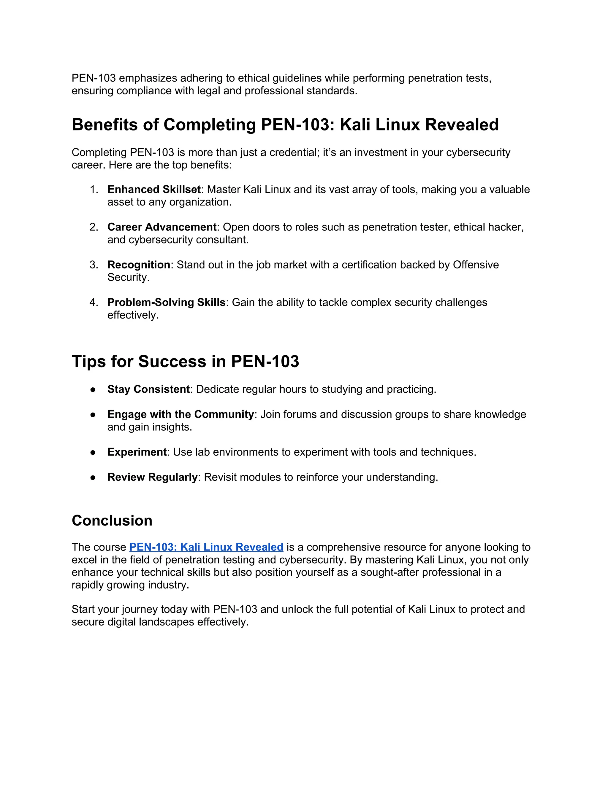 PEN-103_ Kali Linux Revealed – Your Ultimate Guide to Mastering ...