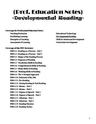 Developmental Reading | PPT
