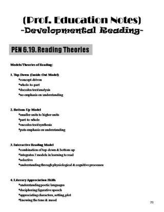 Developmental Reading | PPT