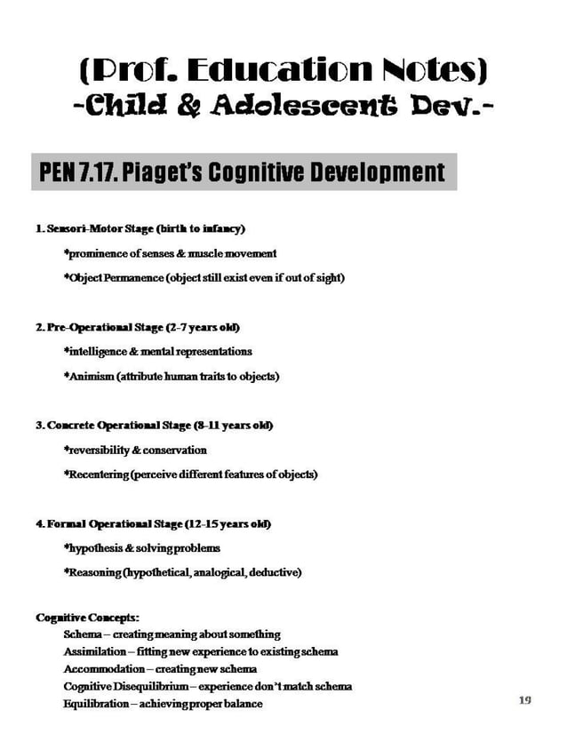 Child & Adolescent Development | PPT