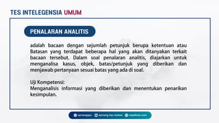 Penalaran analitis materi dan contoh soal | PDF