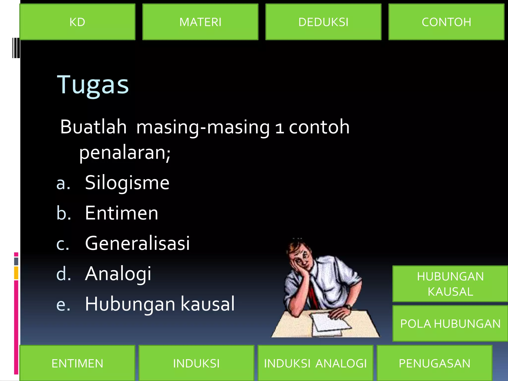 Penalaran deduksi dan induksi | PPTX