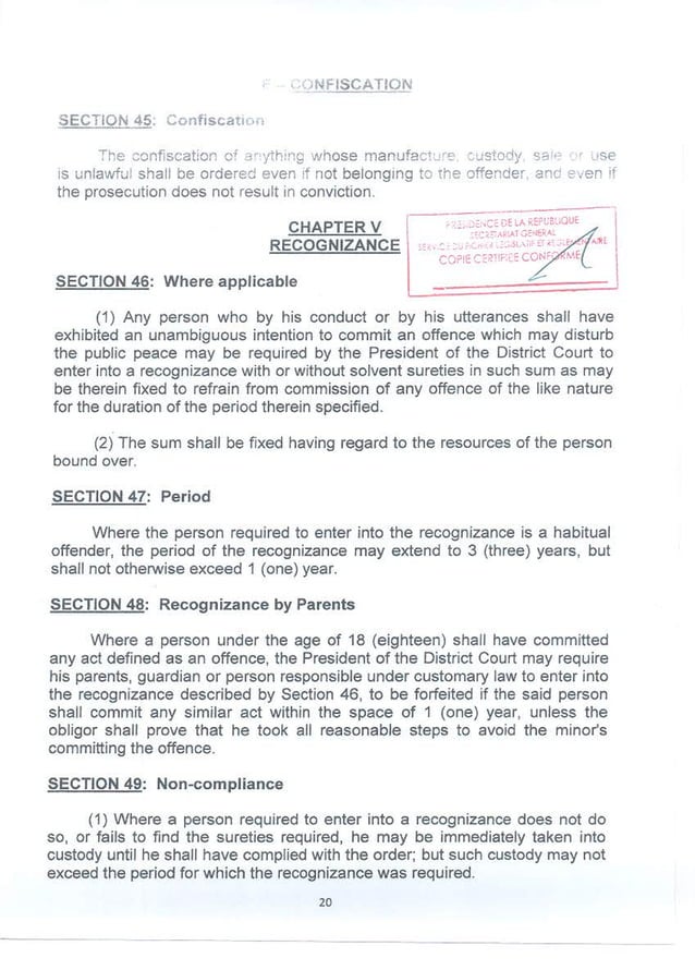 Penal code eng original of the Cameroon Government.pdf | Law