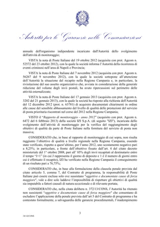 Penale agcom per campania | PDF
