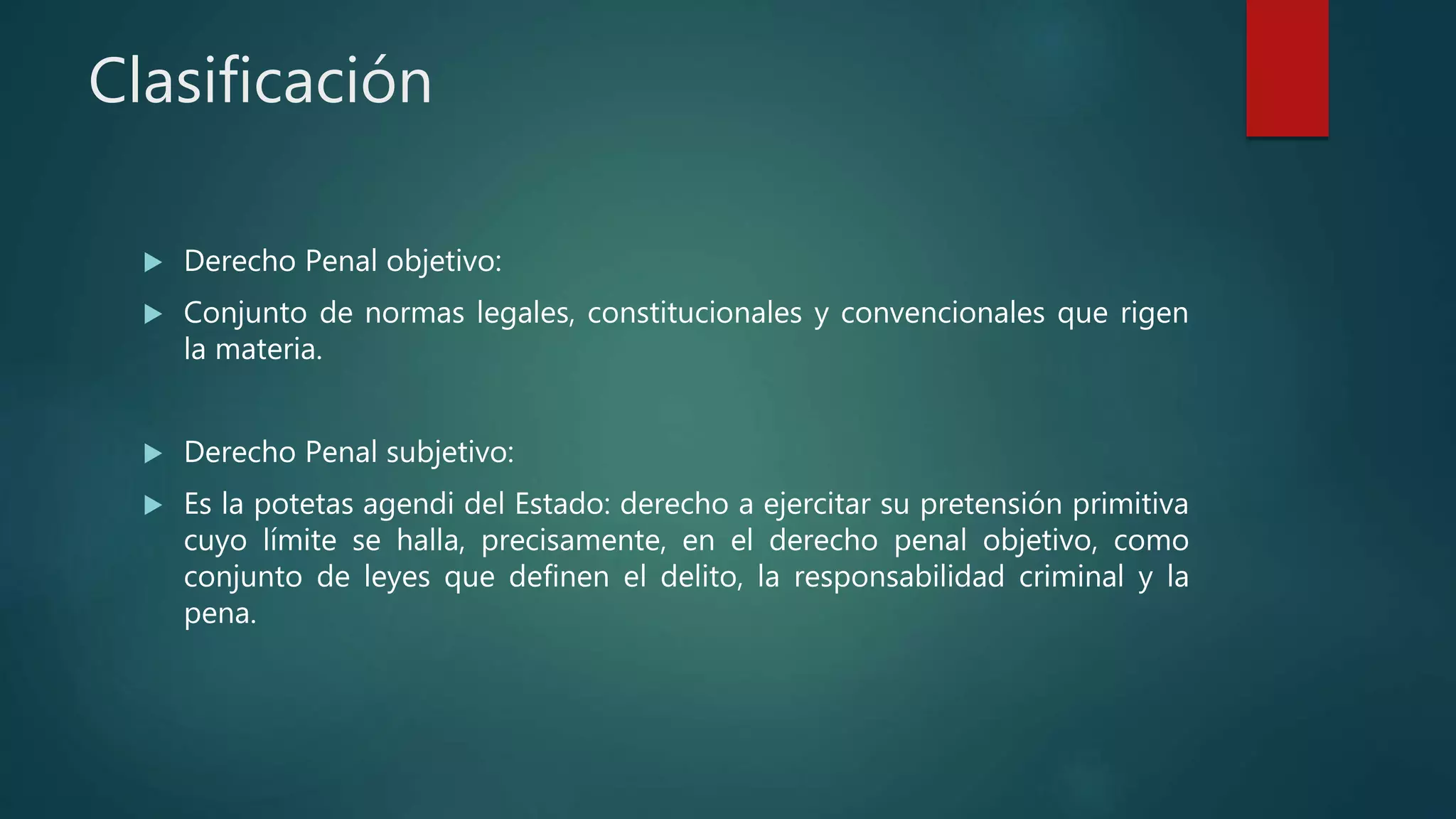 Derecho Penal general | PPTX | Law