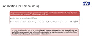 Penalties and compounding of offences fema perspective | PPTX