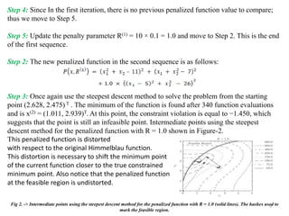 Penalty Function Method in Modern Optimization Techniques | PPTX