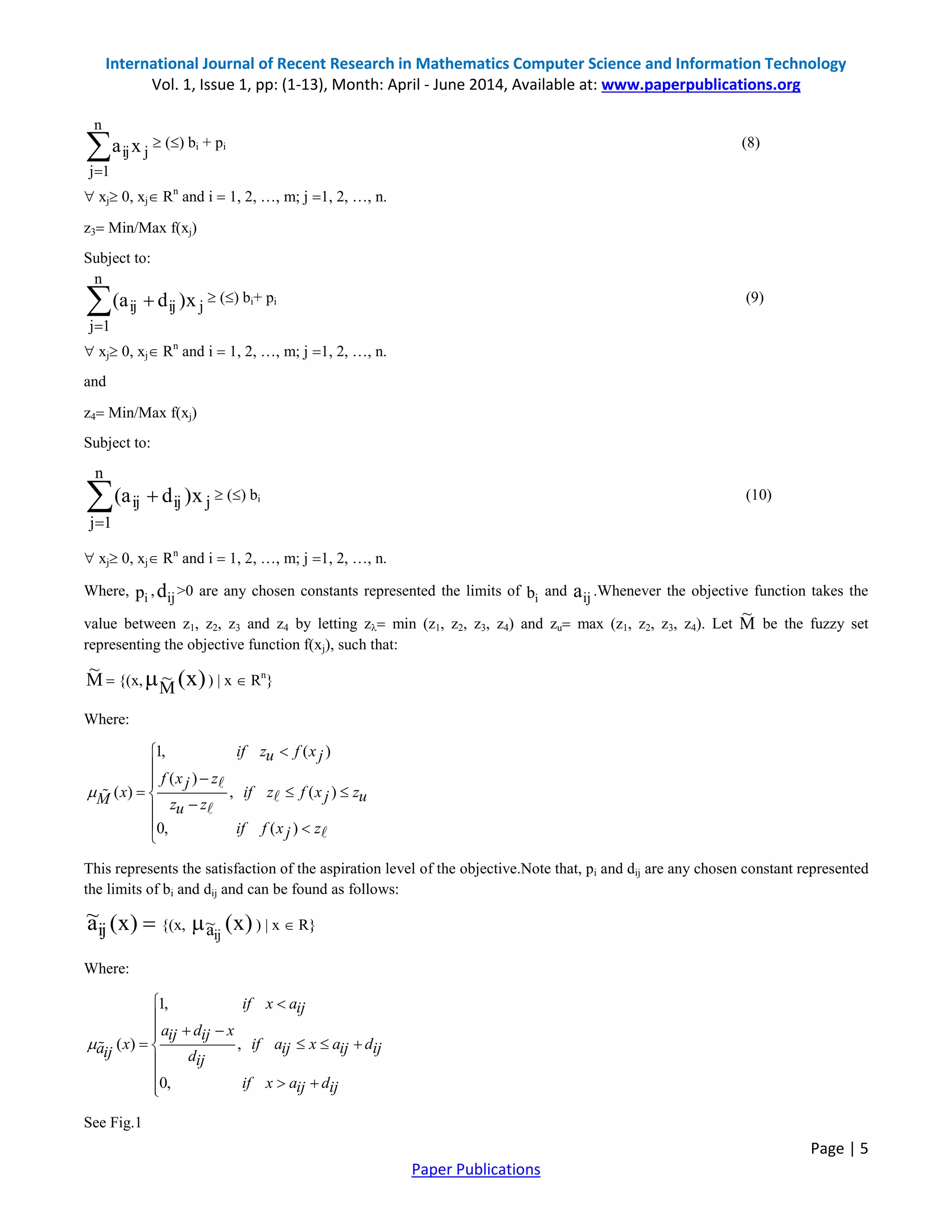 Penalty Function Method For Solving Fuzzy Nonlinear Programming Problem ... Penalty Function Method For Solving Fuzzy Nonlinear Programming Problem ...