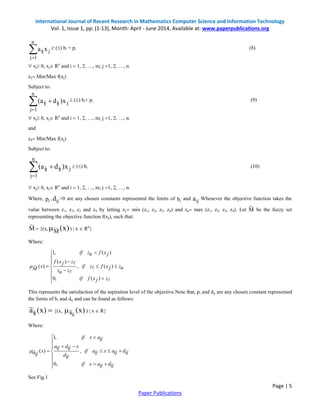 Penalty Function Method For Solving Fuzzy Nonlinear Programming Problem | PDF