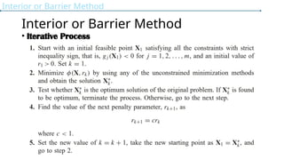 Penalty Function Method with Exterior and Interior | PPTX