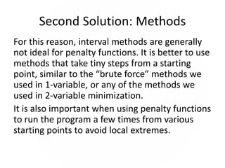 Penalty functions | PDF
