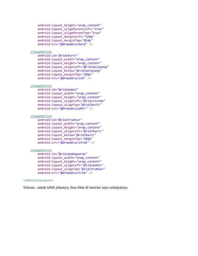 Penambahan menu atau tampilan | PDF