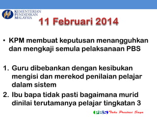 Penambahbaikan pbs sr terkini | PPTX