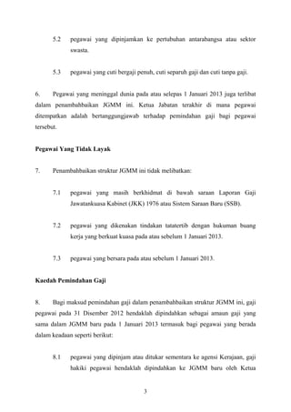 Penambahbaikan gaji 2013 | PDF