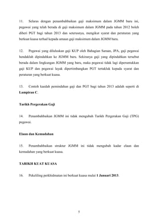 Penambahbaikan gaji 2013 | PDF