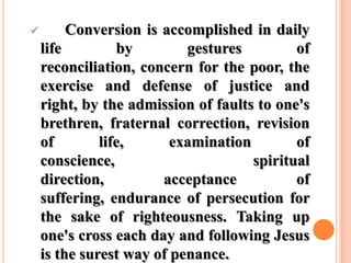 Penance report | PPT