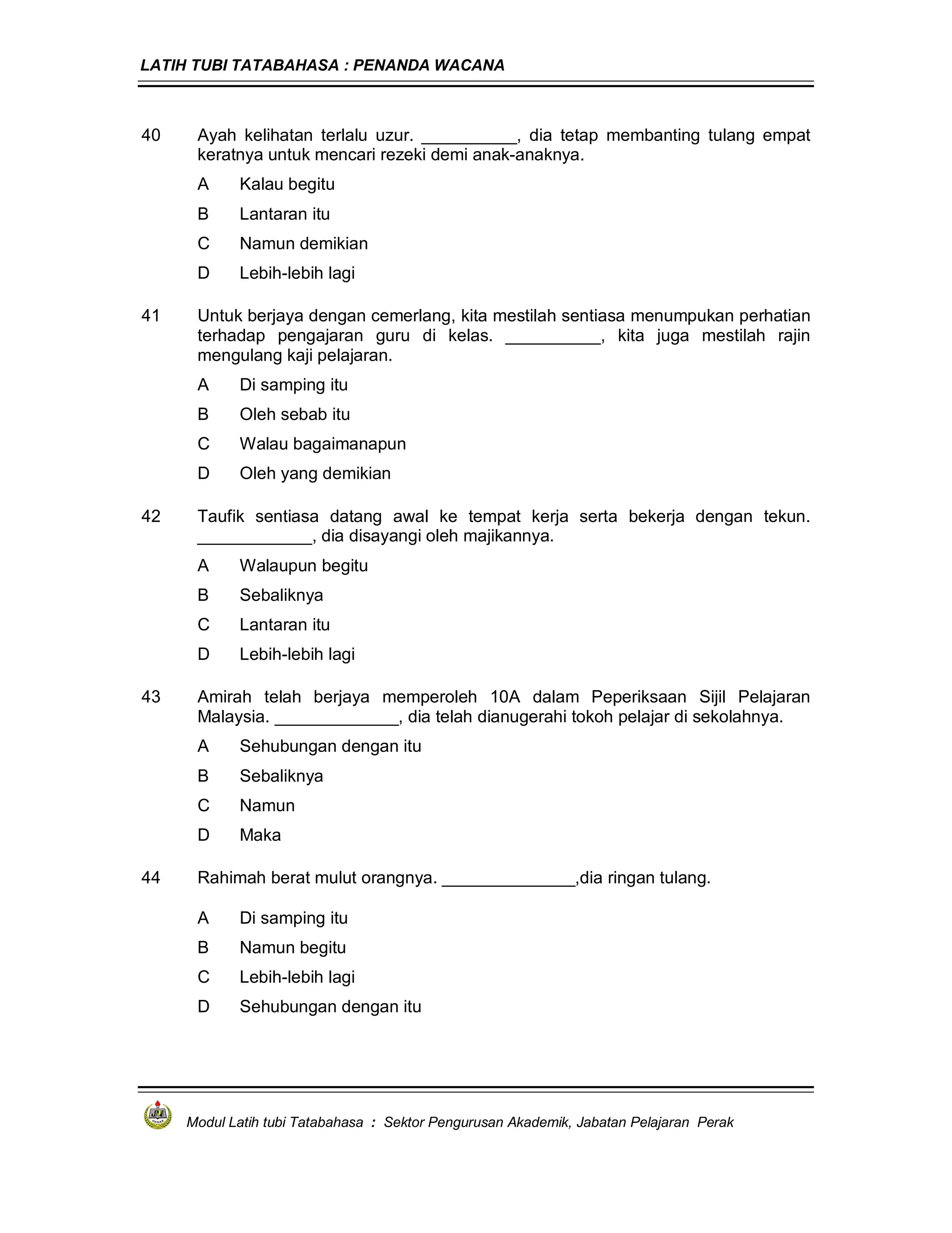 Penanda wacana | PDF
