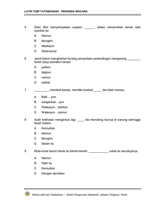 Penanda wacana | PDF