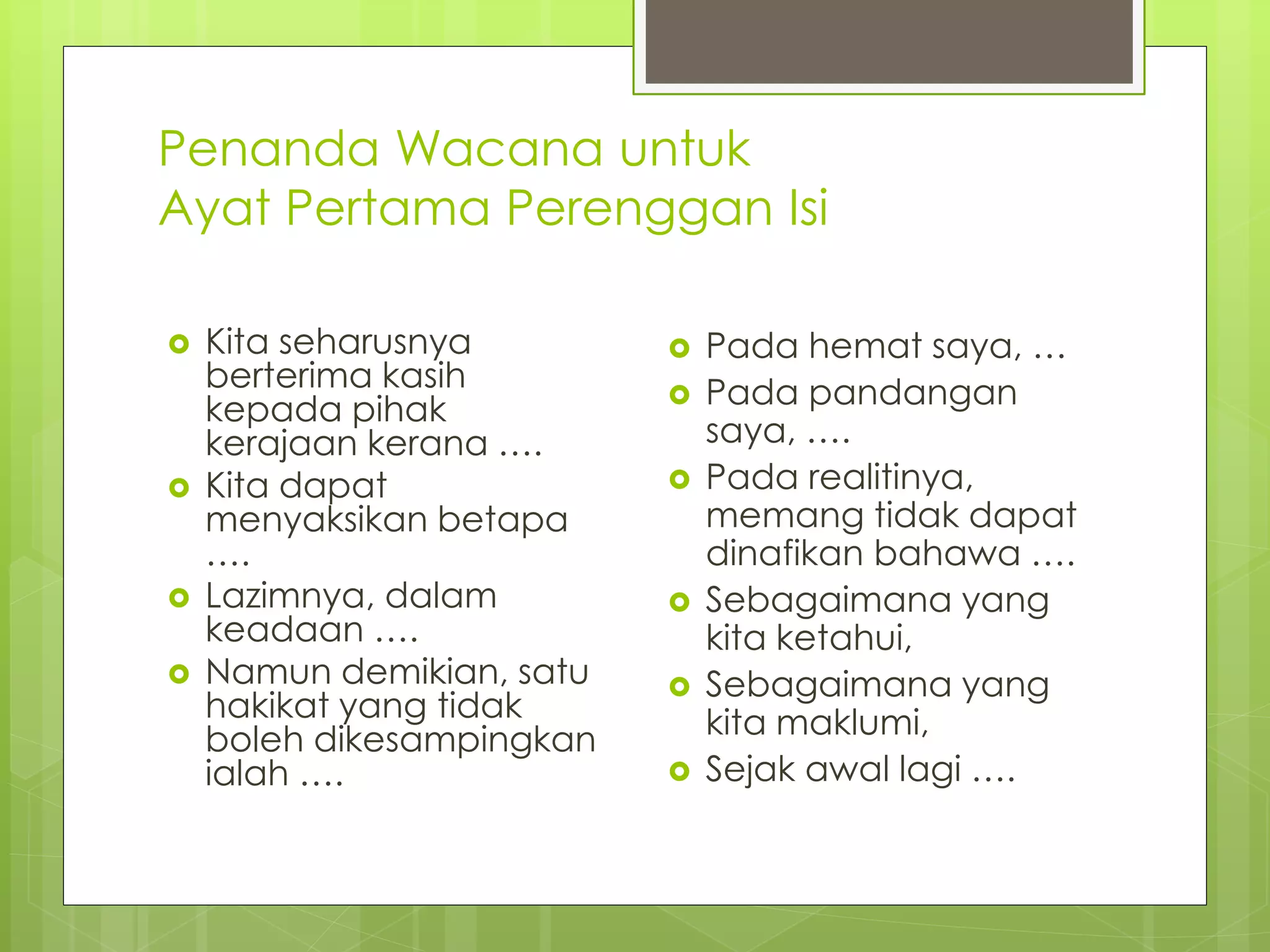 Penanda wacana | PPTX